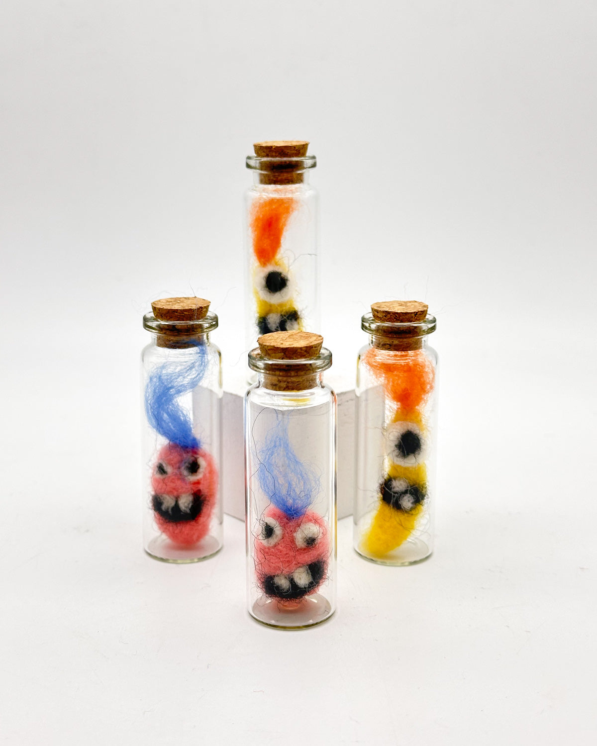 Tiny Felt Monster in a Jar – leroysplace