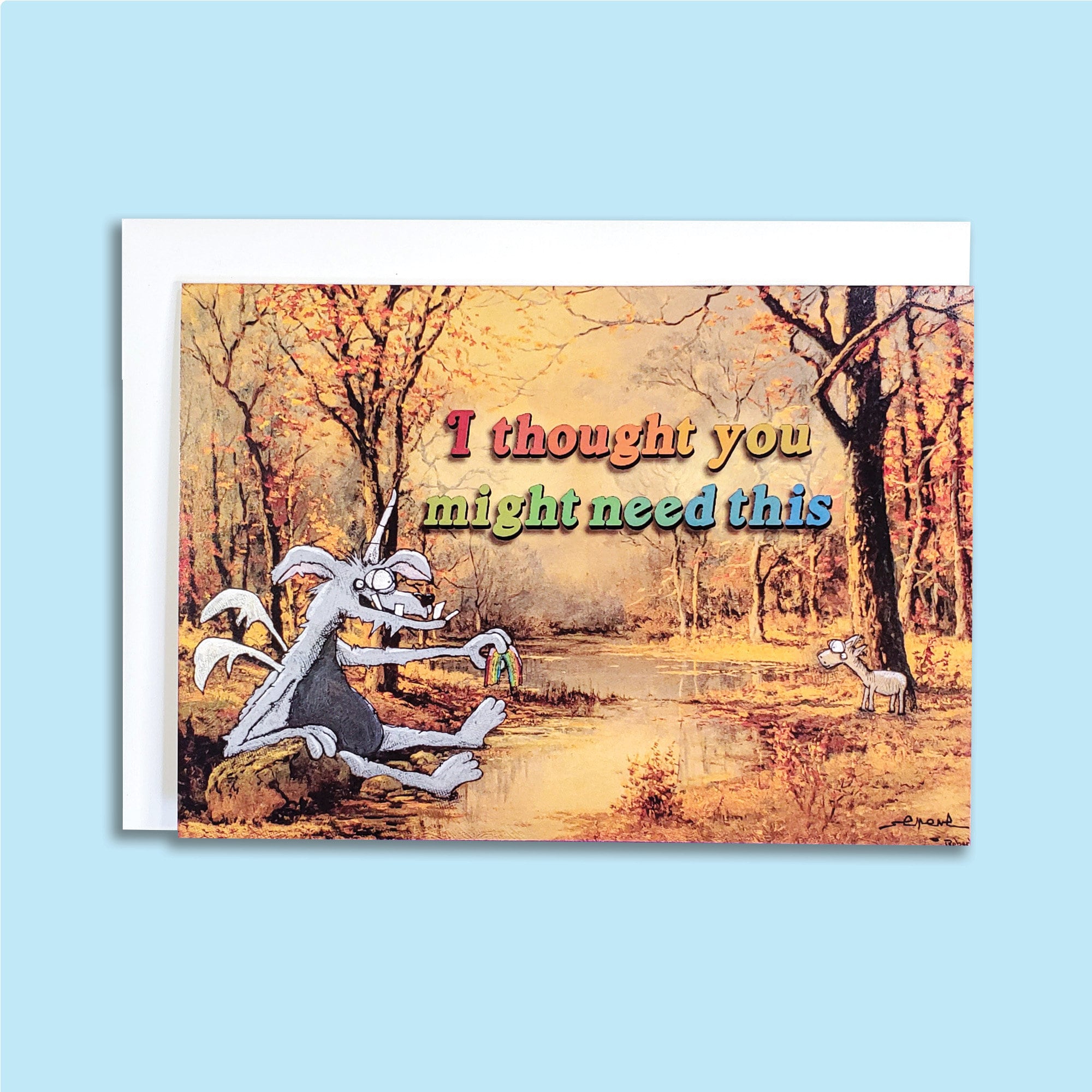 Thought You Might Need This - Leroy's Place Greeting Card – leroysplace